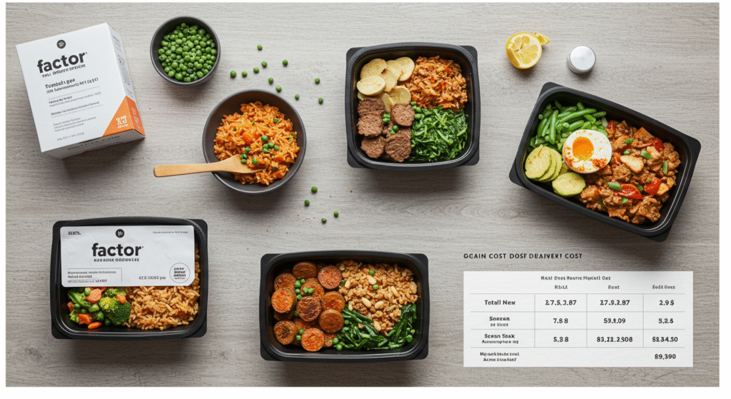 How Much Does the Factor Meals Menu Cost