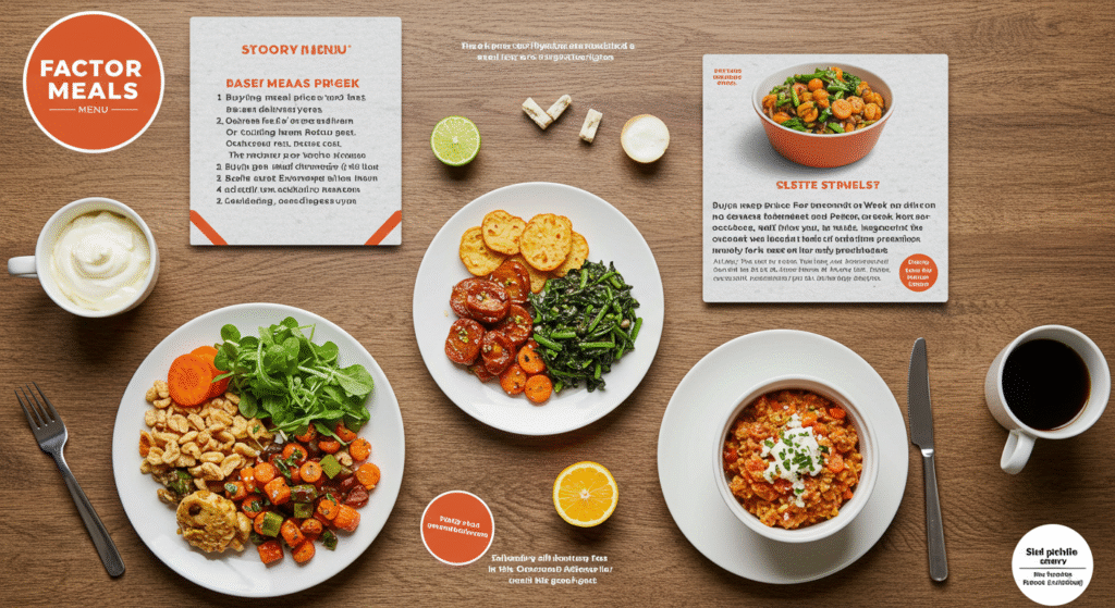 How Much Does the Factor Meals Menu Cost