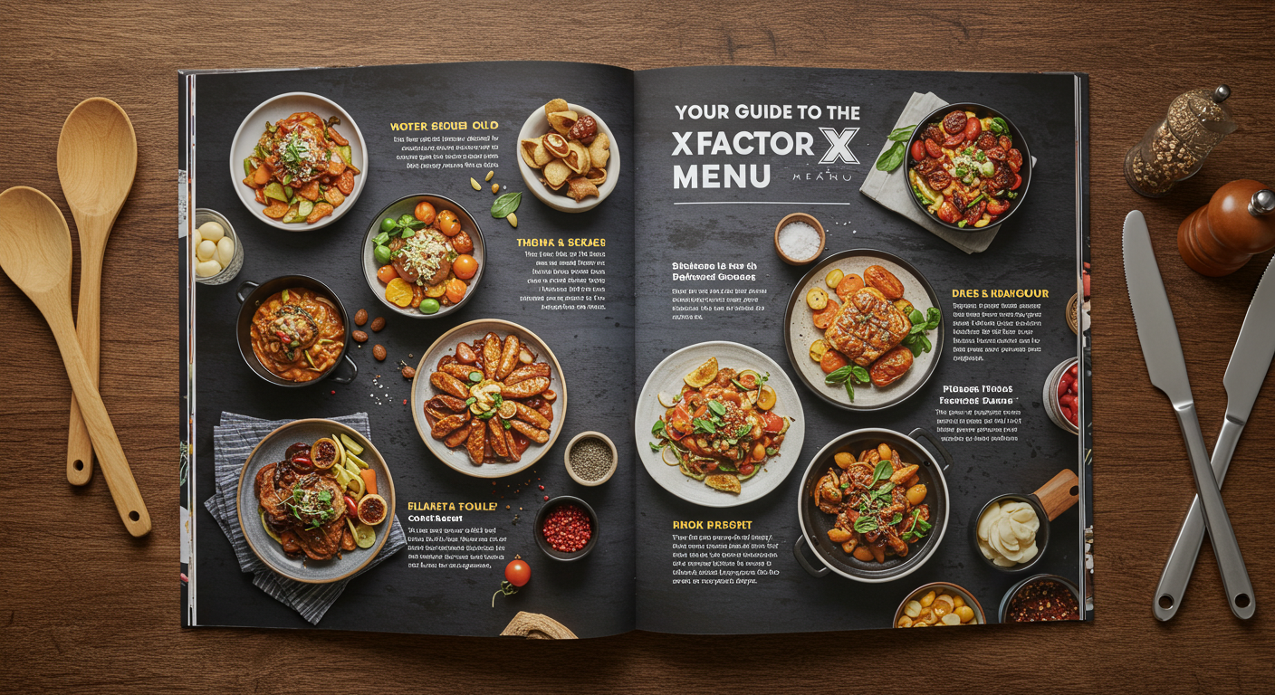 x factor meals menu