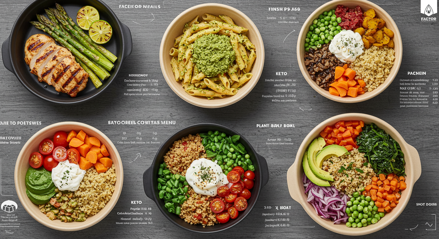 Example of Factor Meals Menu That Inspires You