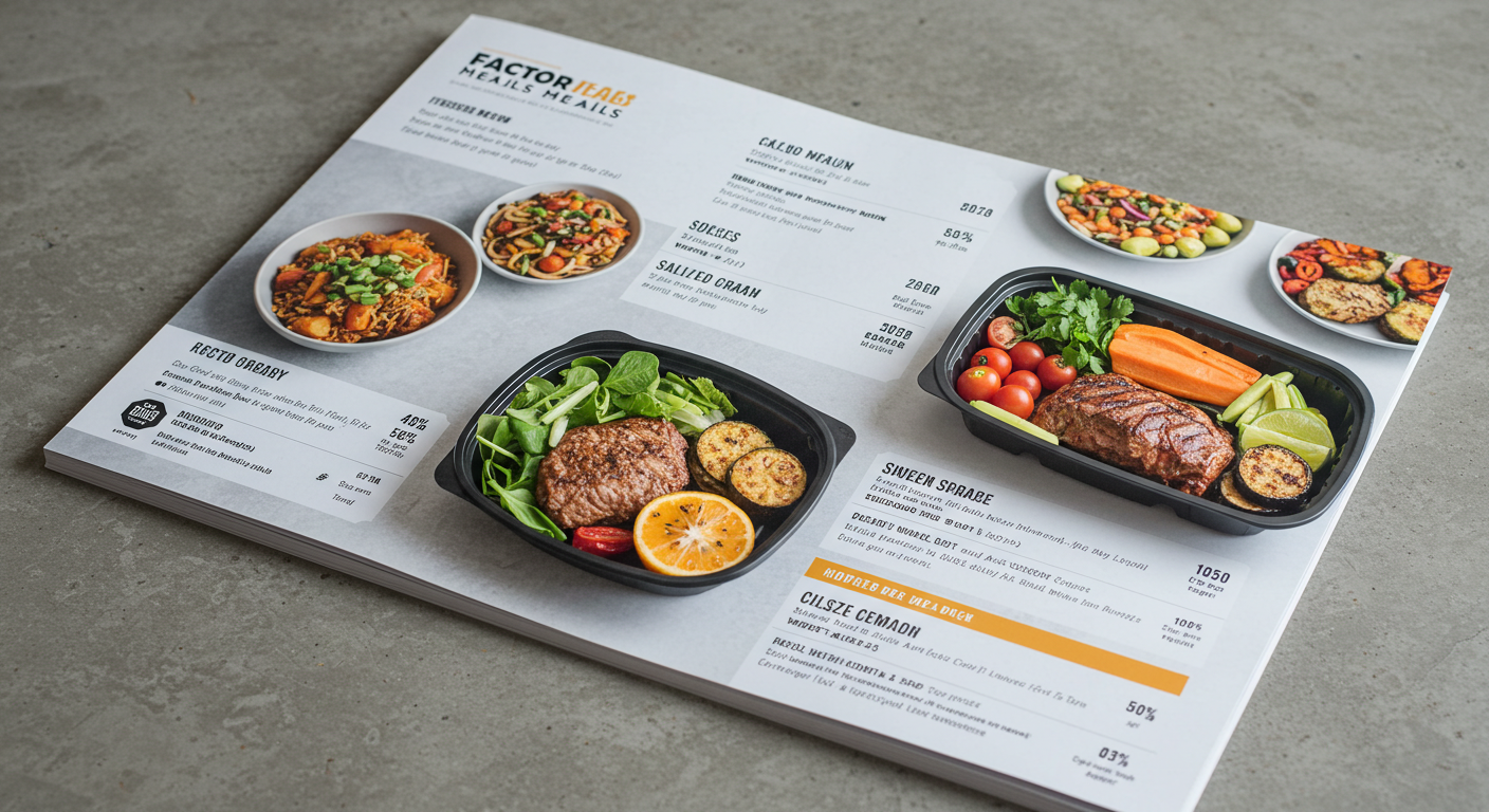 The Factor Meals Menu: Nutrition Meets Convenience